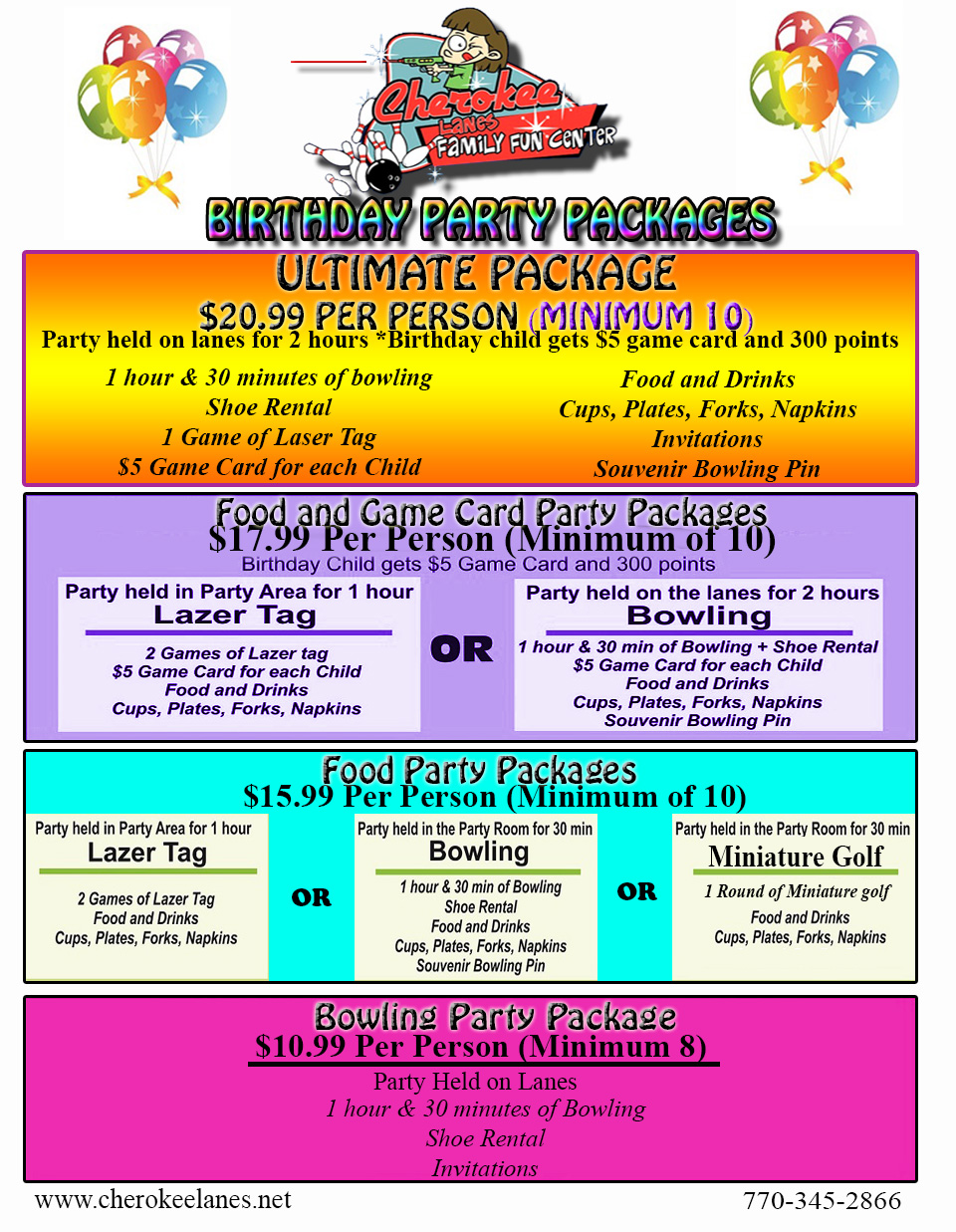 Parties & Events